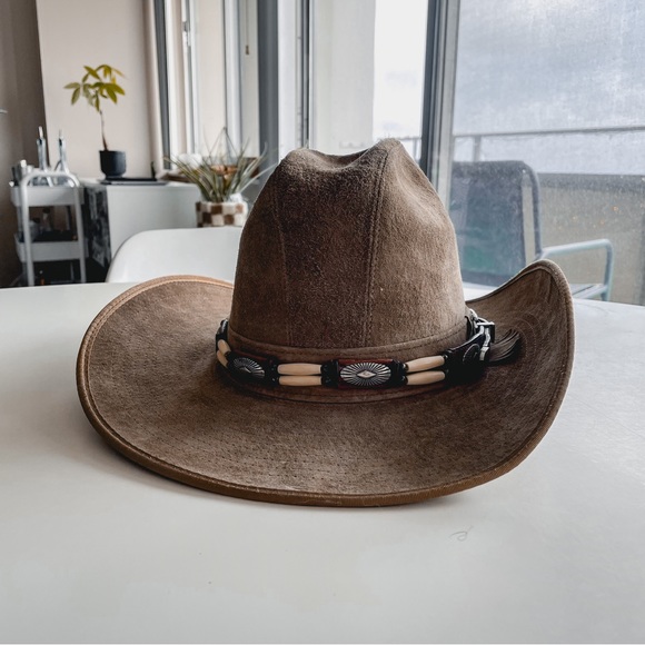 Stetson | Accessories | Vintage Stetson Jbs Heritage Suede Cowboy Hat ...